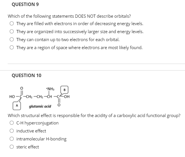 Solved QUESTION 7 What type of structural effect stabilizes | Chegg.com