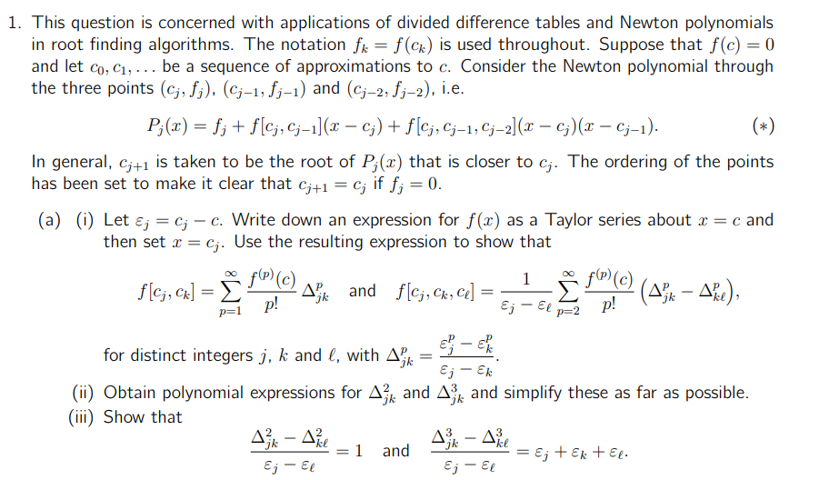 Solved This question is concerned with applications of | Chegg.com
