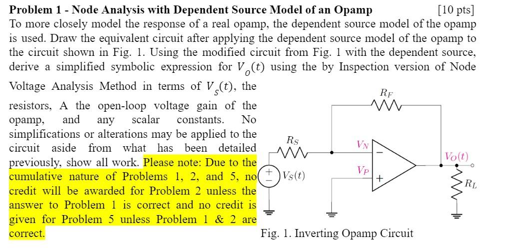 Solved To more closely model the response of a real opamp, | Chegg.com