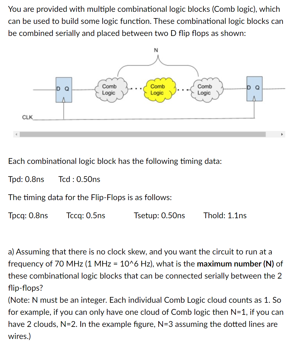 Solved You Are Provided With Multiple Combinational Logic