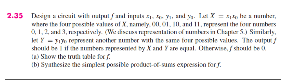 Solved 5 Design A Circuit With Output F And Inputs X1x0y1 2392