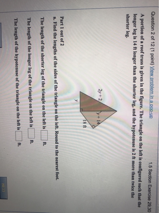 Solved Question 2 of 12 (1 point) View.problem in a.pop-up A | Chegg.com