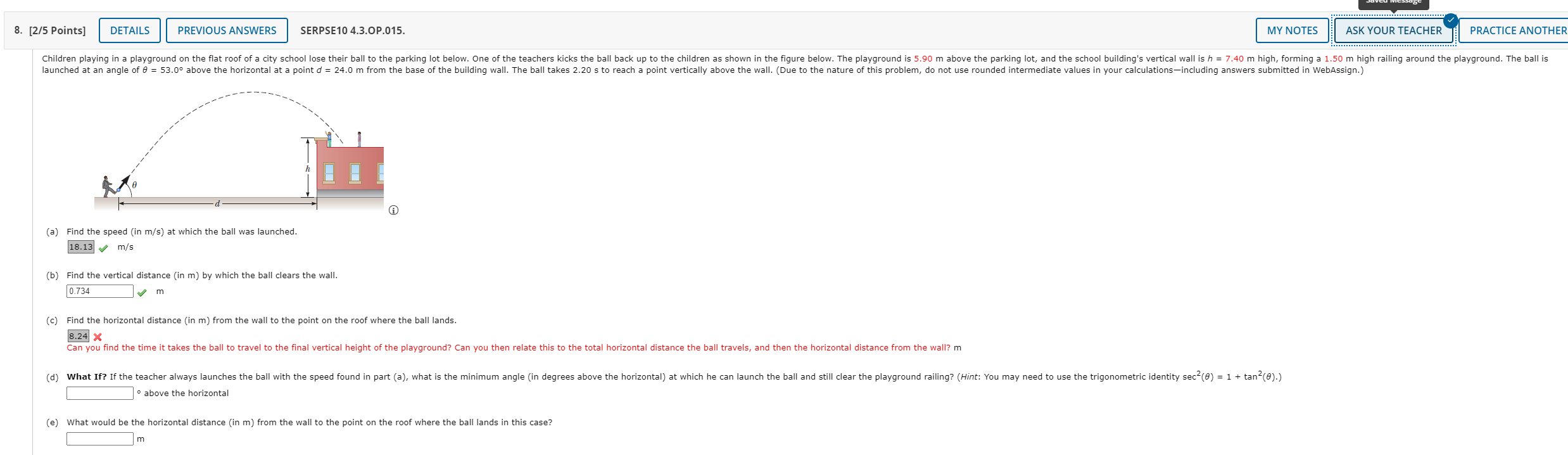 Solved 8. [2/5 Points] DETAILS PREVIOUS ANSWERS SERPSE10 | Chegg.com