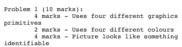 Problem 1 (SimpleGraphics Drawing) For this problem, | Chegg.com