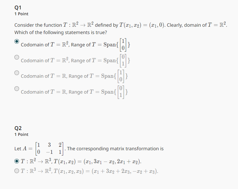 Solved Consider the function T:R2→R2 defined by | Chegg.com