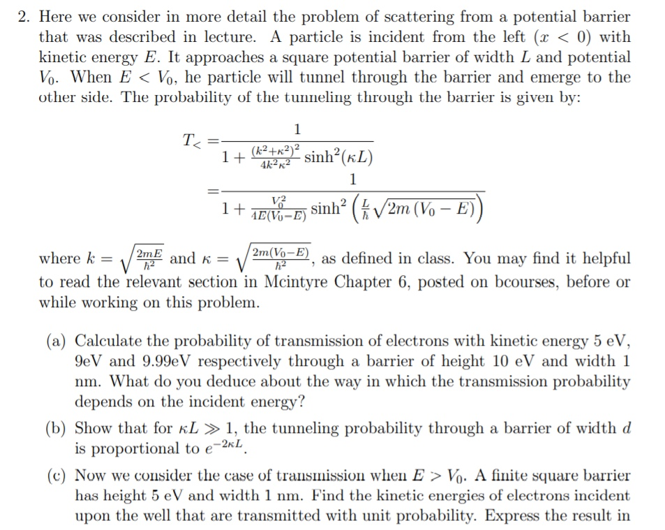 2. Here we consider in more detail the problem of | Chegg.com