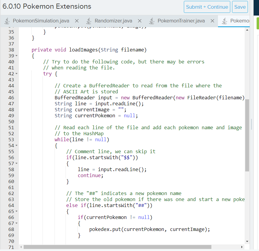 Solved 6.0.10 Pokemon Extensions 1 public class | Chegg.com
