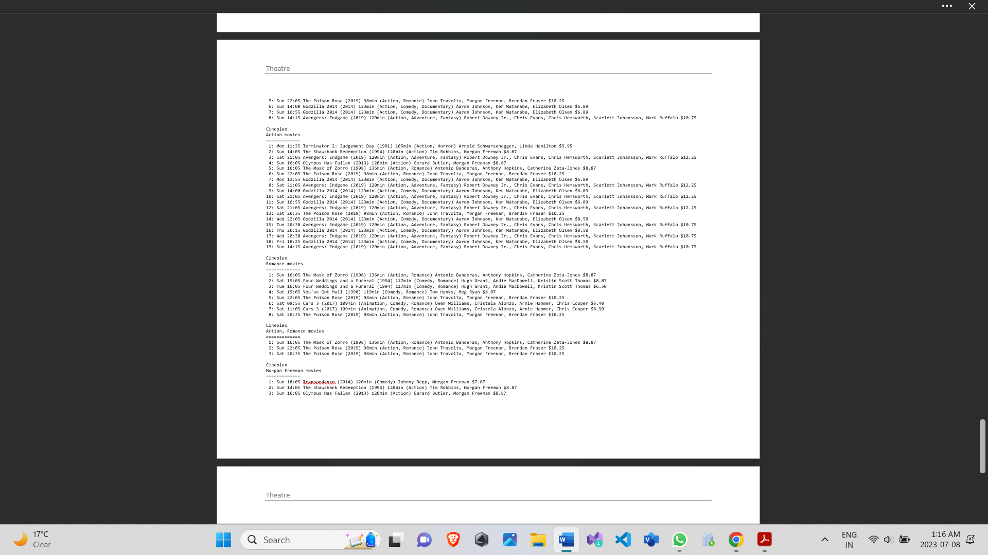 Solved The DavEnum Enum 2 Marks This type represents the | Chegg.com
