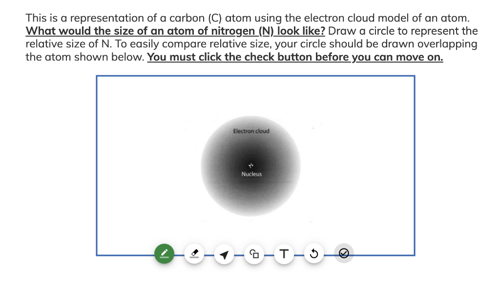 Solved This is a representation of a carbon (C) atom using | Chegg.com