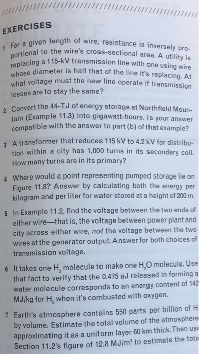 Solved For a given length of wire, resistance is inversely | Chegg.com