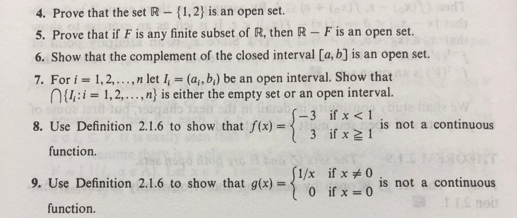 Solved 4 Prove That The Set R 12 Is An Open Set 5