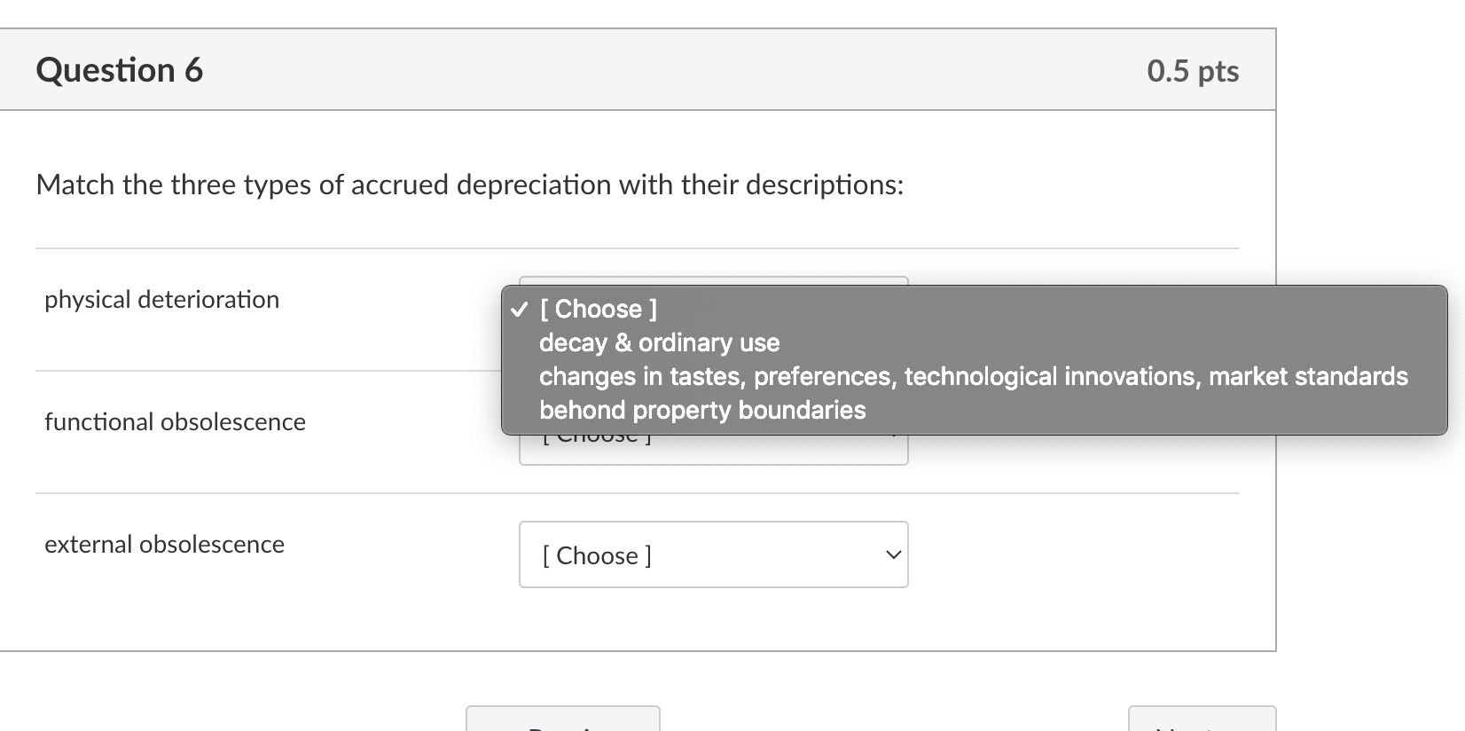 Solved Question 6Match the three types of accrued | Chegg.com