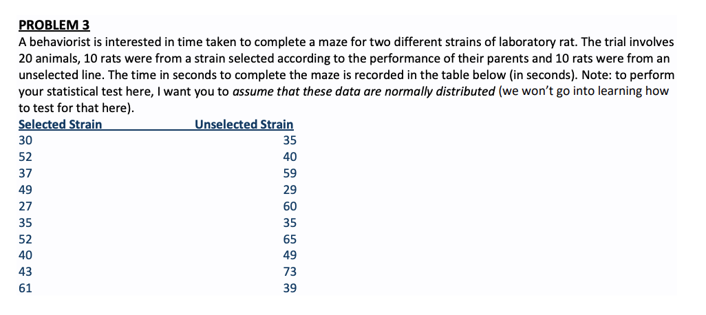 Solved For each of the problems below, state the hypothesis | Chegg.com