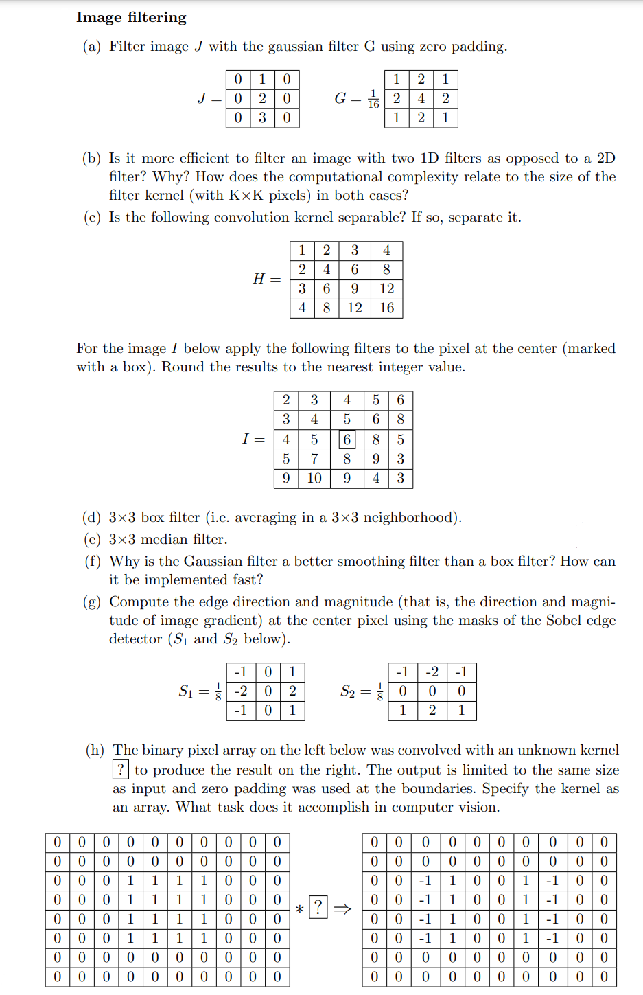 Solved Asking help with detailed steps for a) - ﻿h): Image | Chegg.com