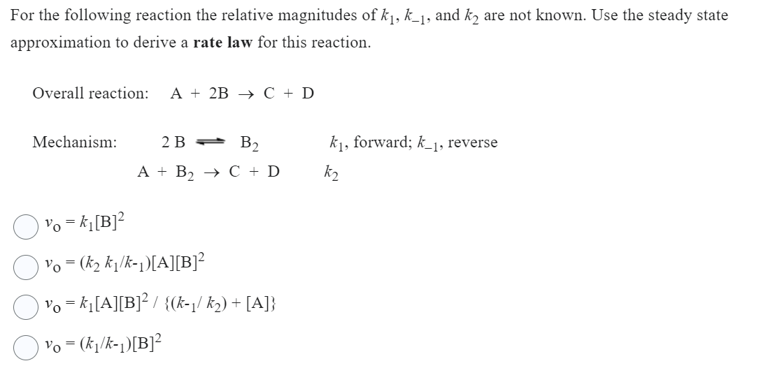 Solved For the following reaction the relative magnitudes of | Chegg.com
