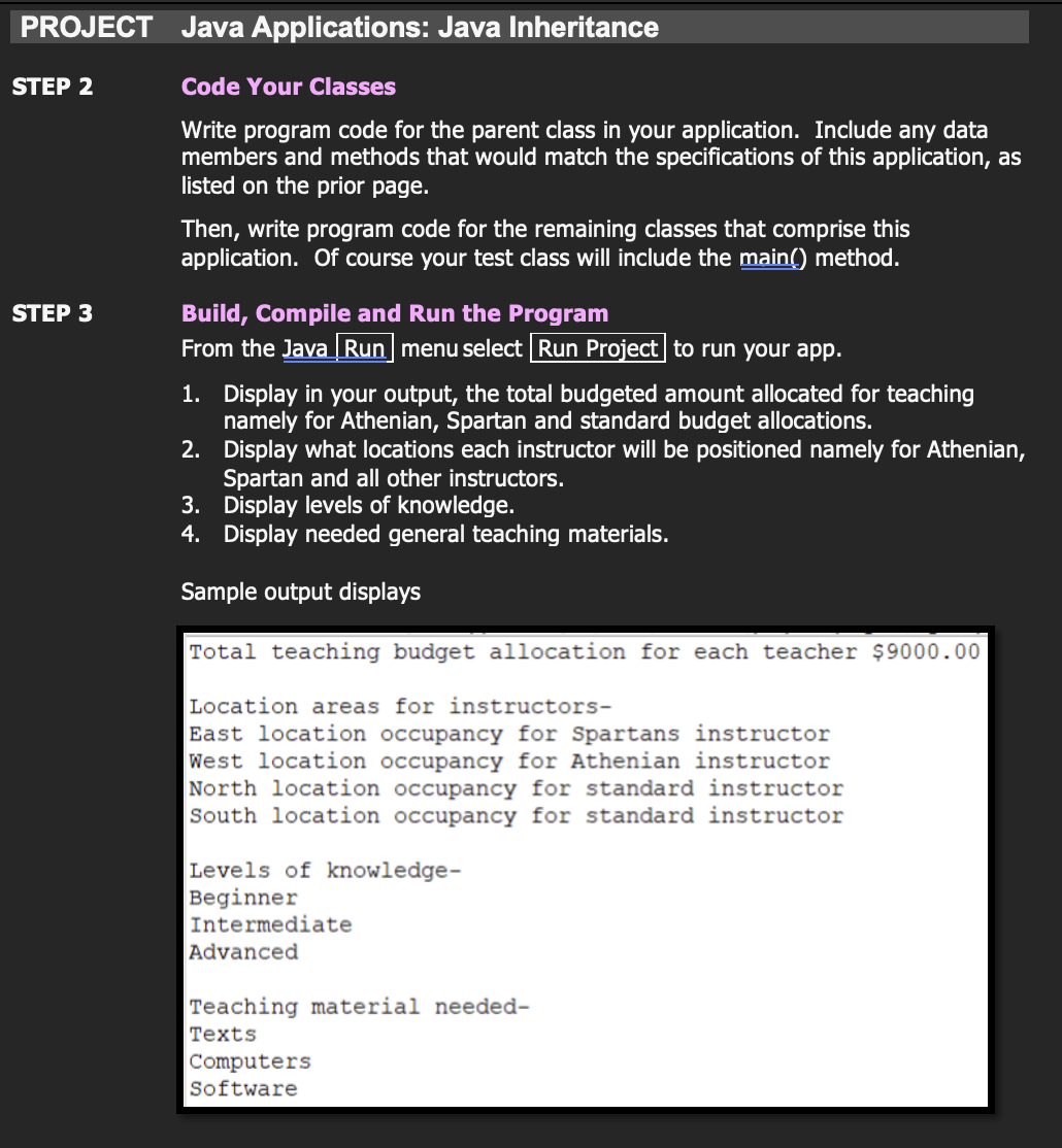 Solved \} Figure 2 Source Code for the Java Inheritance | Chegg.com