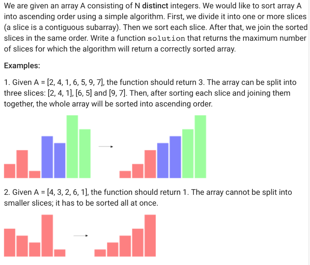 Solved Given Array Consisting N Distinct Integers Would L