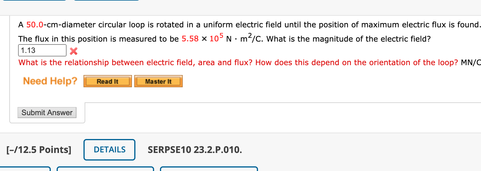 Solved A 50.0-cm-diameter circular loop is rotated in a | Chegg.com