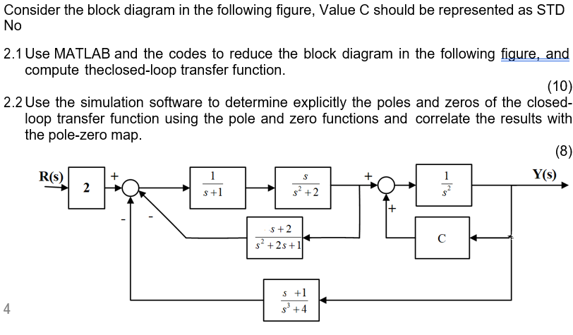 Solved Consider the block diagram in the following figure, | Chegg.com