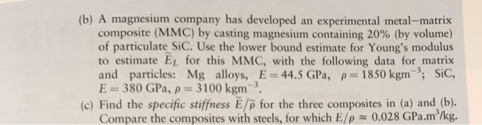 Solved Exercise E4.15 (a) Use the material property data in | Chegg.com