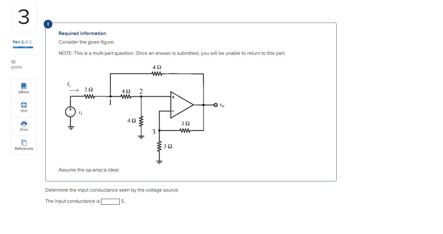 Solved 3 ! Required information Part 2 of 2 10 points | Chegg.com Solved 3 ! Required information Part 2 of 2 10 points | Chegg.com
