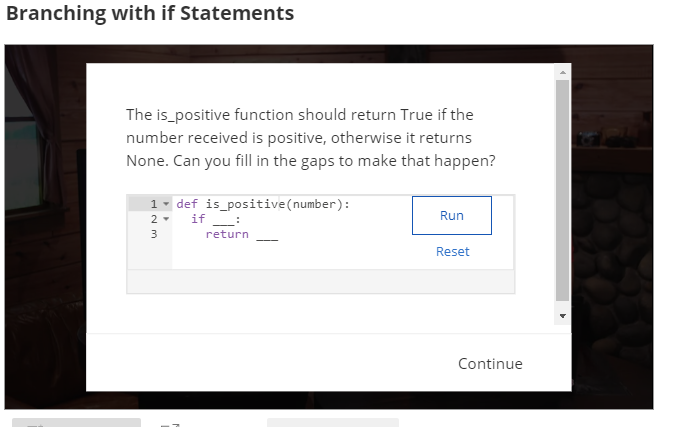 Solved Branching with if Statements The is_positive function | Chegg.com