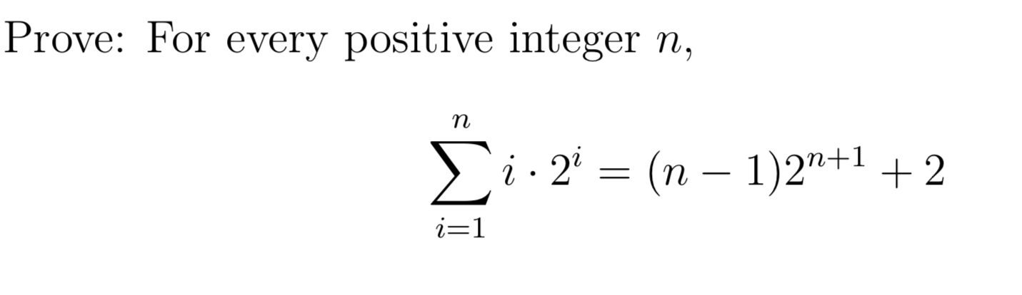 Solved Prove: For every positive integer n, n 21. 2= (n − | Chegg.com