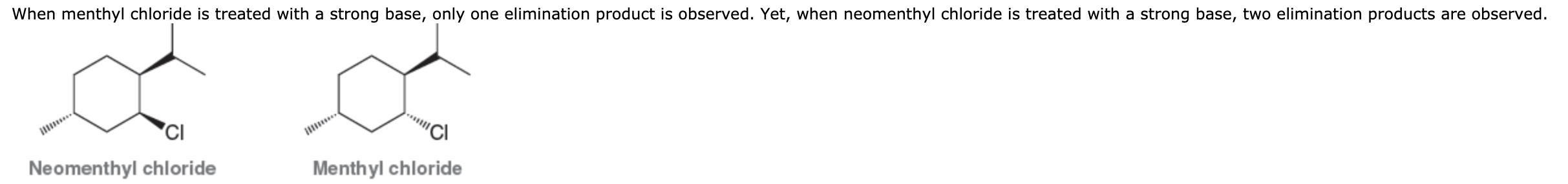 Solved Conceptual Checkpoint 07.23 When menthyl chloride is | Chegg.com