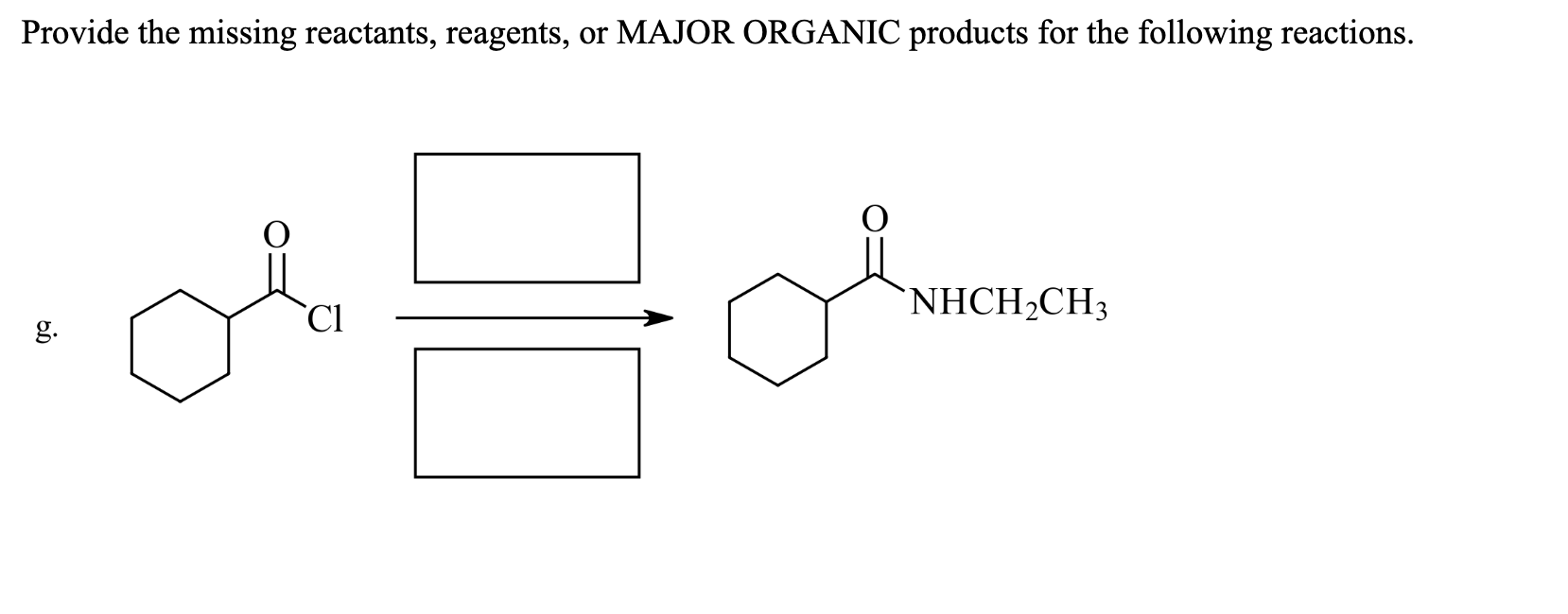 Solved Provide the missing reactants, reagents, or MAJOR | Chegg.com