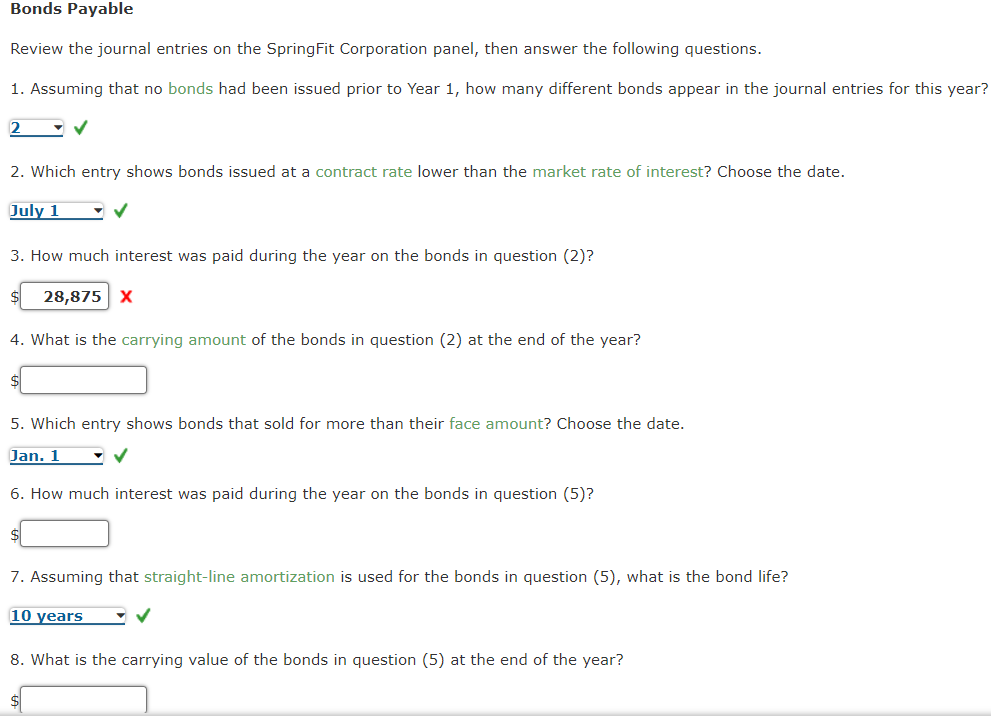 Solved You are an accounting intern working for SpringFit | Chegg.com