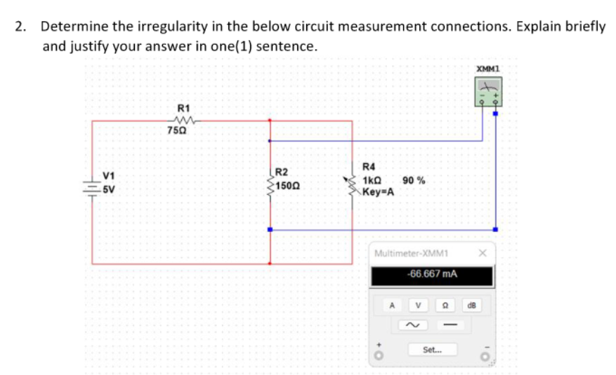 Solved Circuits word problem. explanation for your answer | Chegg.com