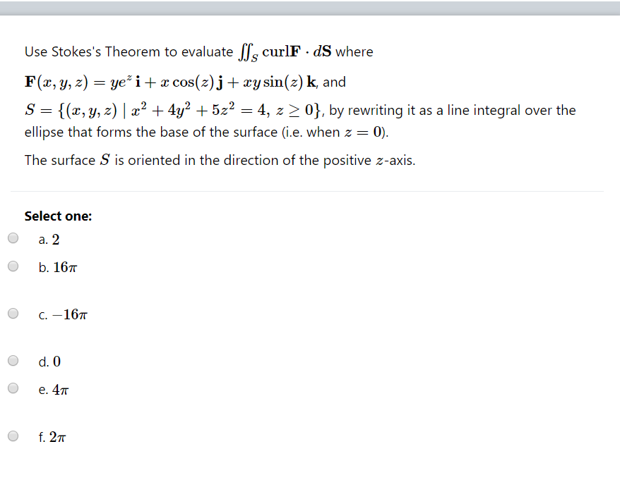 Solved Use Stokes's Theorem to evaluate SSs curlF. dS where | Chegg.com