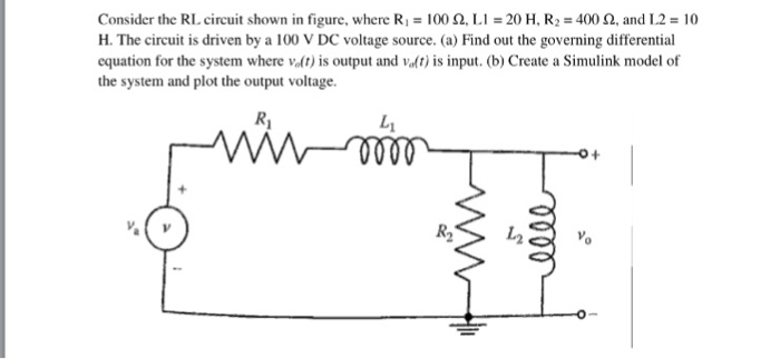 Solved Consider the RL circuit shown in figure, where R_1 = | Chegg.com