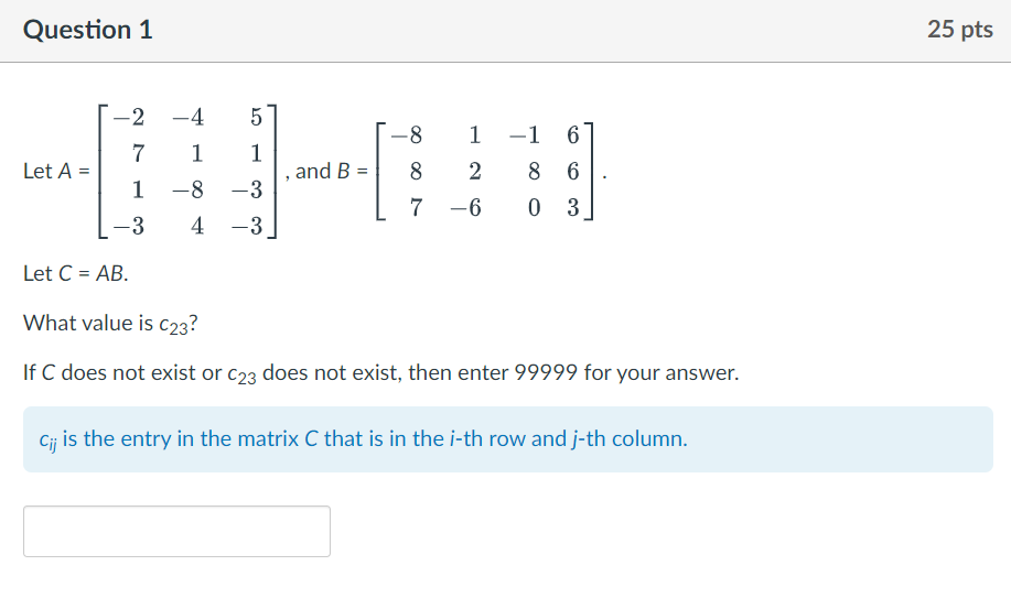 Solved Question 1Let A=[-2-457111-8-3-34-3], ﻿and | Chegg.com