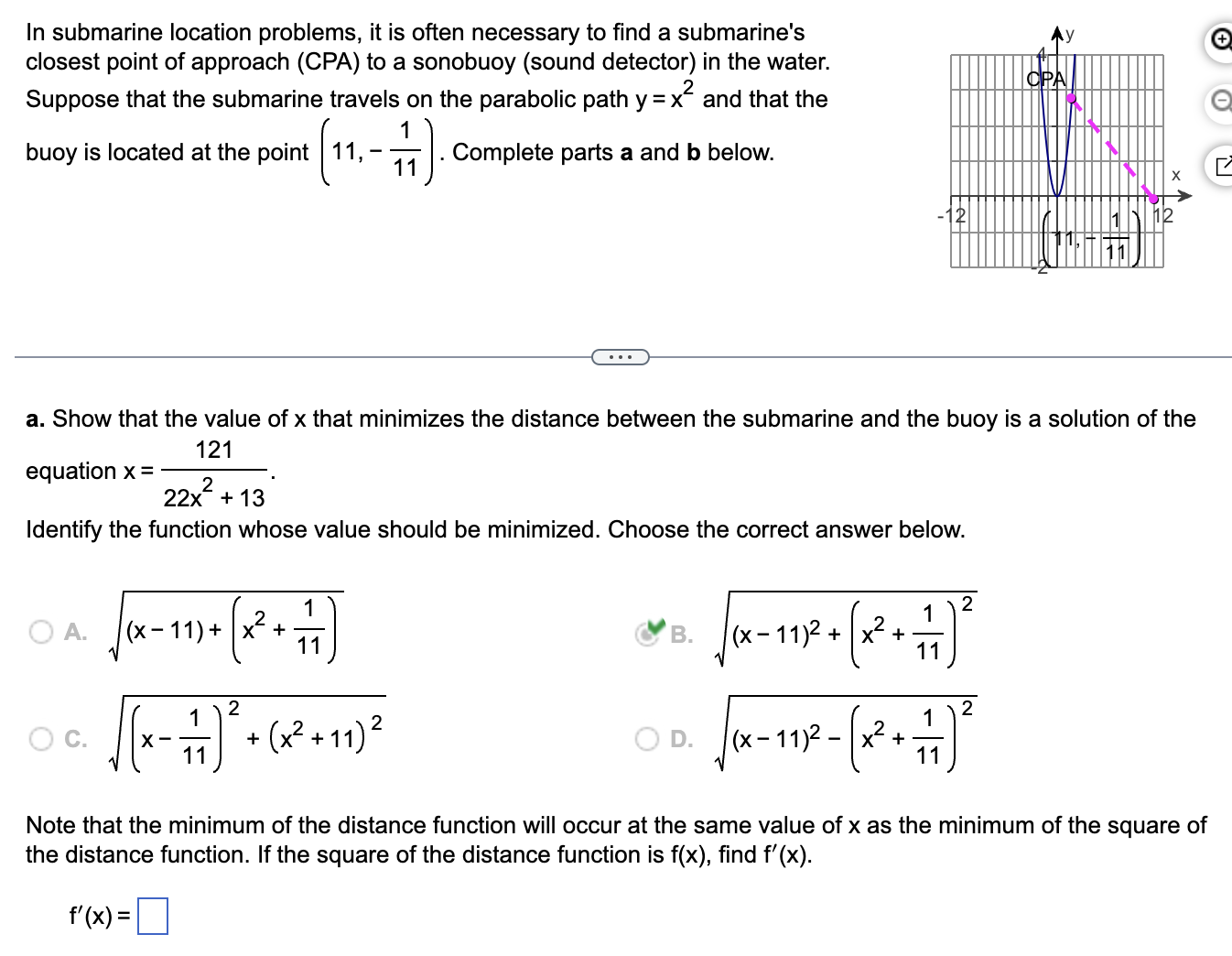 Solved In submarine location problems, it is often necessary | Chegg.com