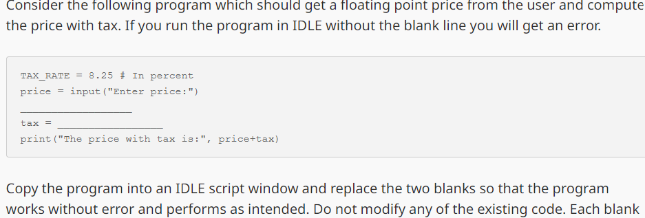 Solved Copy The Program Into An Idle Script Window And 
