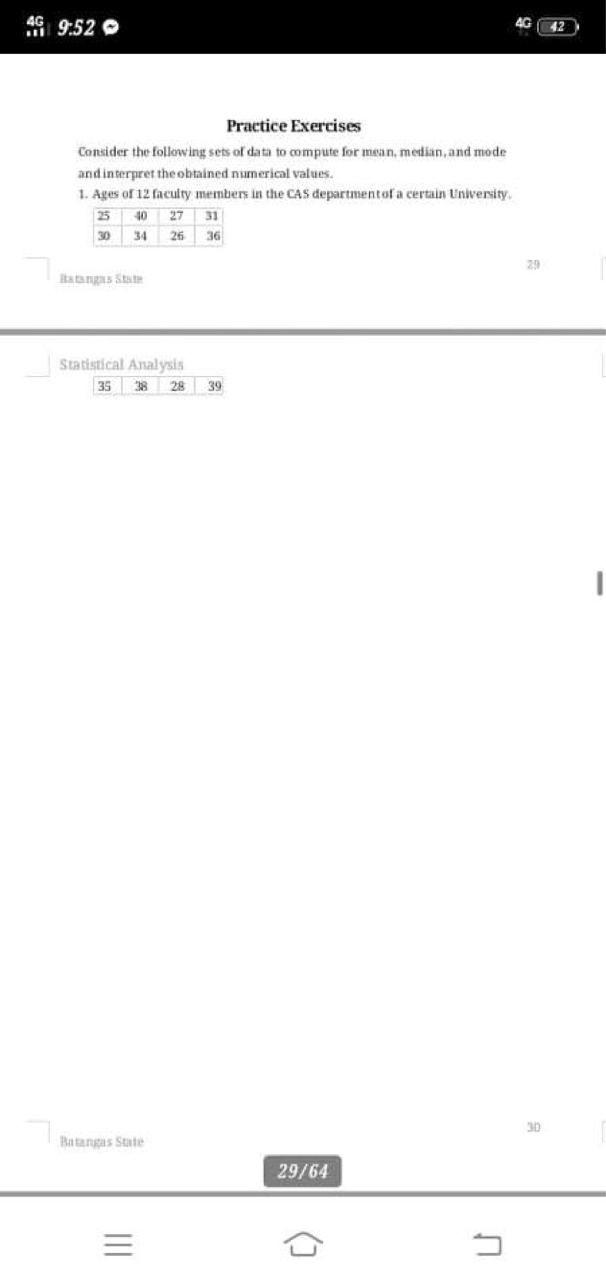 Solved 4G 9:52 Practice Exercises Consider the following | Chegg.com