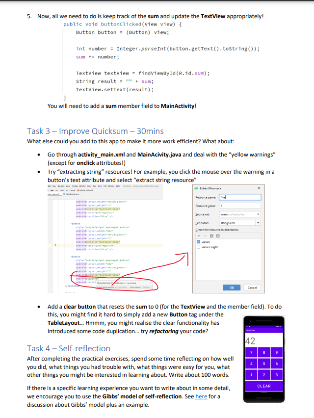 Solved Simple andriod app using Andriod studio Share | Chegg.com