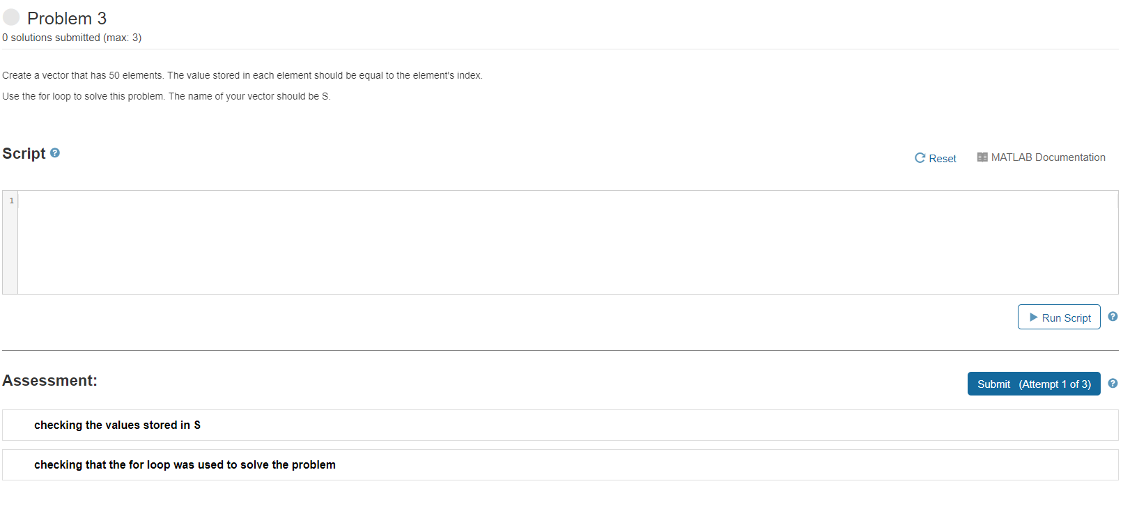 Solved Problem 3 O solutions submitted (max: 3) Create a | Chegg.com
