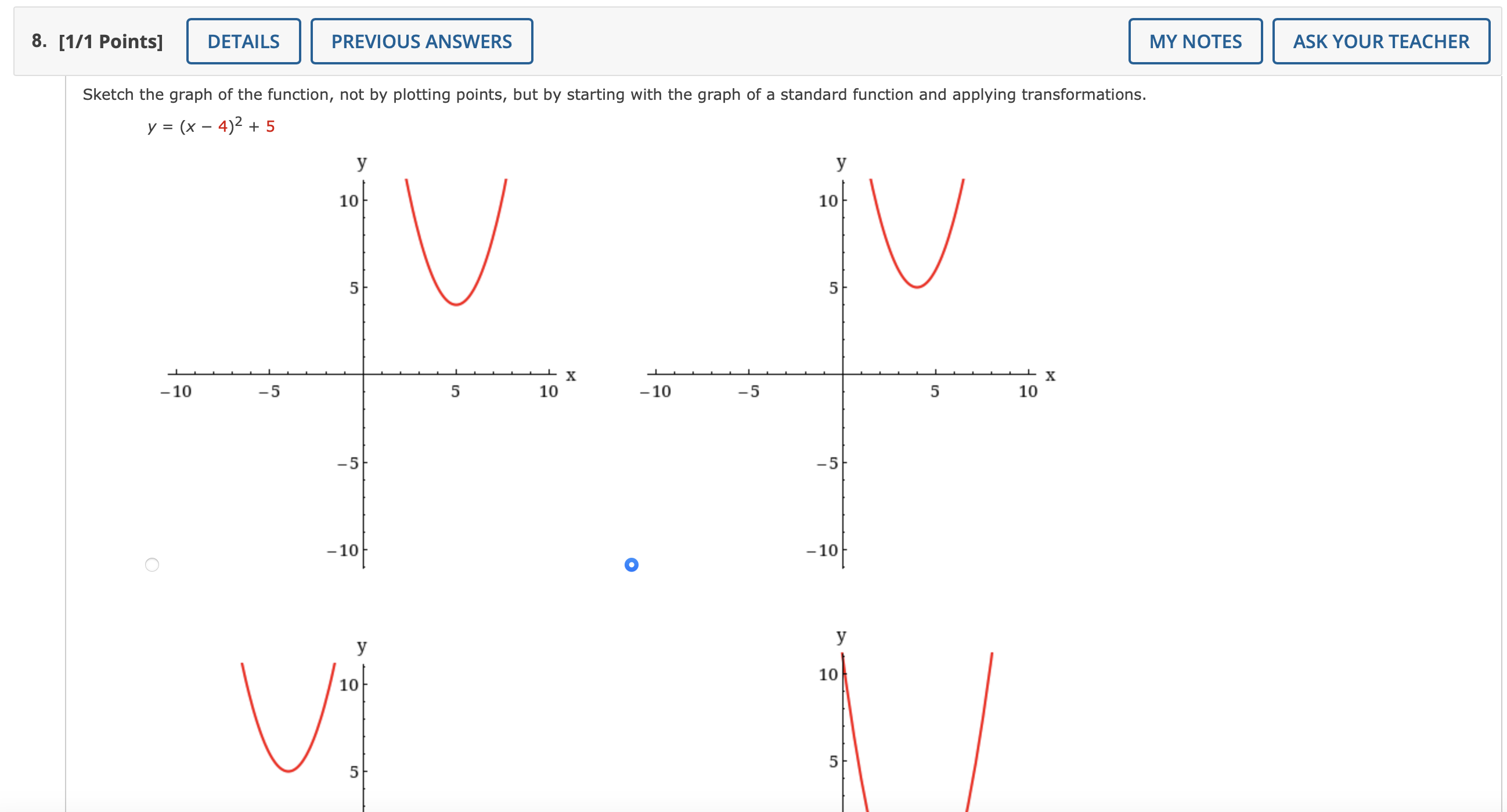 Solved Sketch the graph of the function, not by plotting | Chegg.com