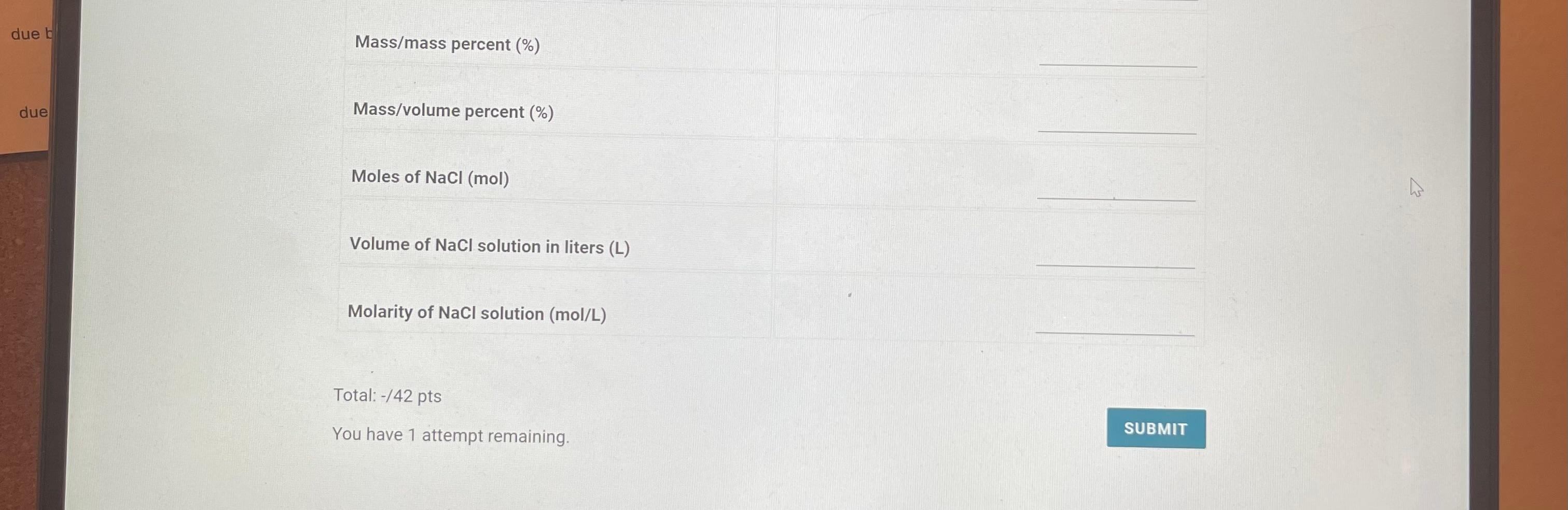 Solved REPORT SUMMARY Table 1. Solubility observations Table | Chegg.com