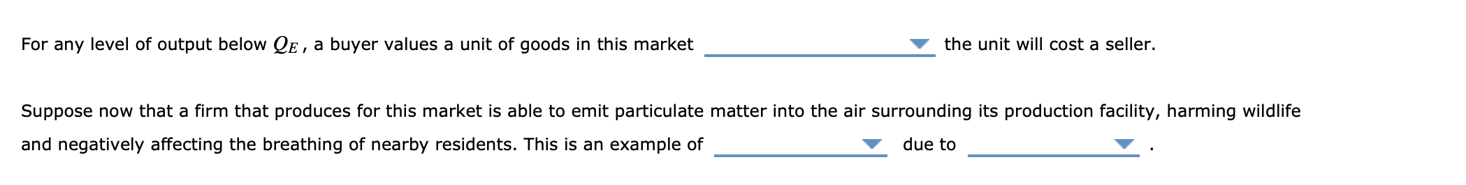 Solved The following graph shows equilibrium in a free | Chegg.com