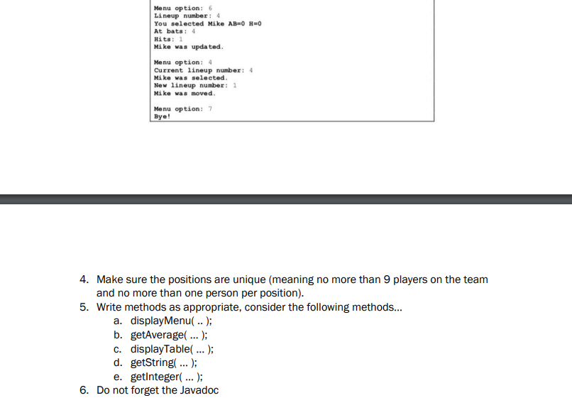 Solved Homework 4 - Roster Java 1 Description For this | Chegg.com