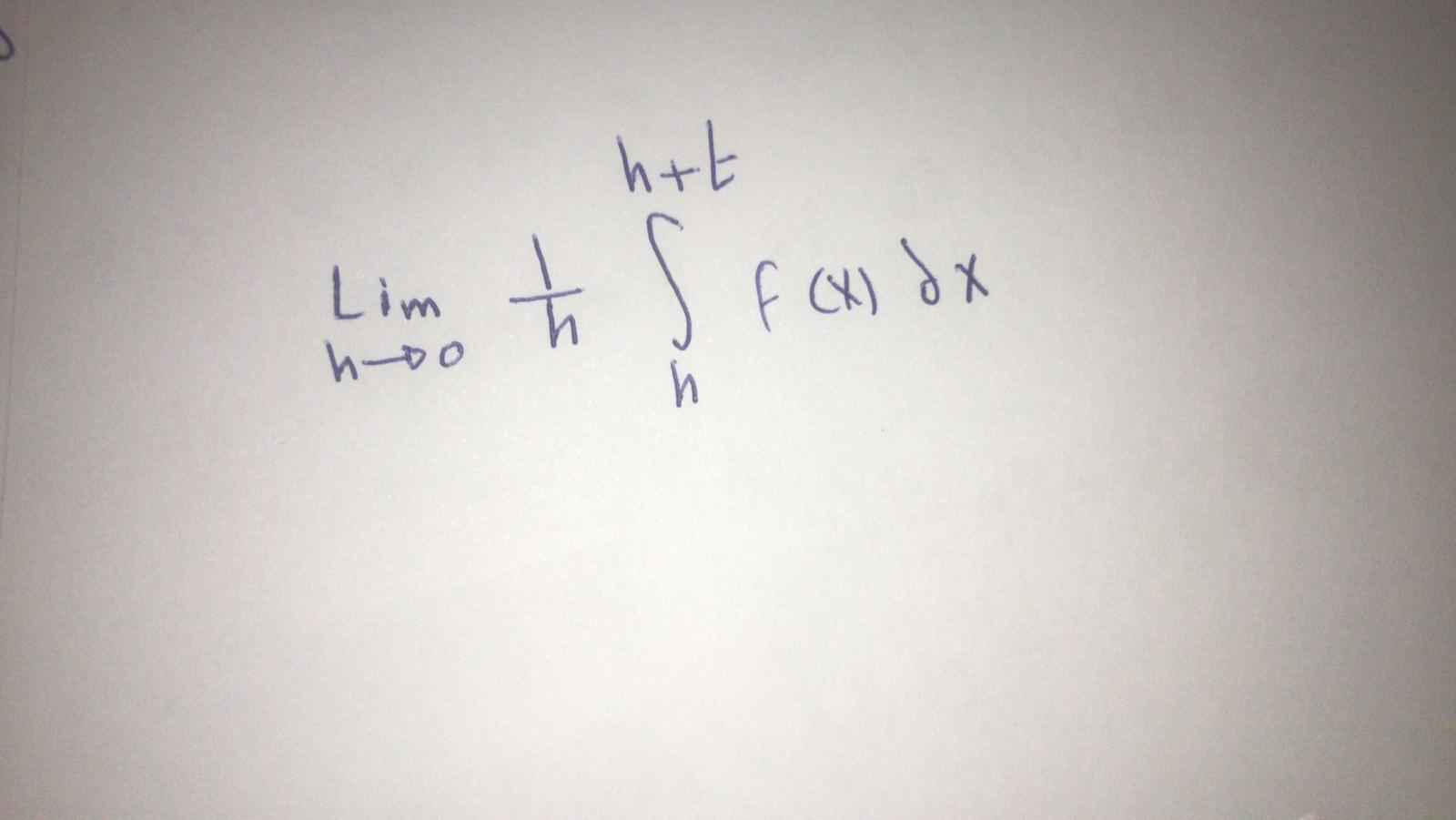 Solved htt Lim hoo to ť s fandt f (x) dx h | Chegg.com