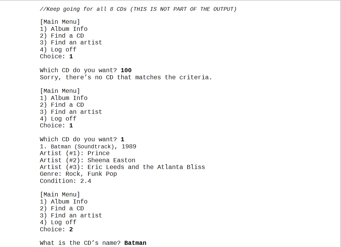 Solved Assignment 7A: Rare Collection. We can make arrays of | Chegg.com