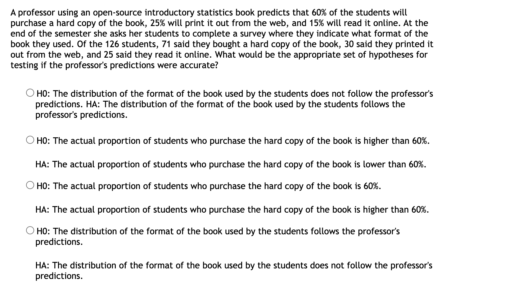 Solved A professor using an open-source introductory | Chegg.com