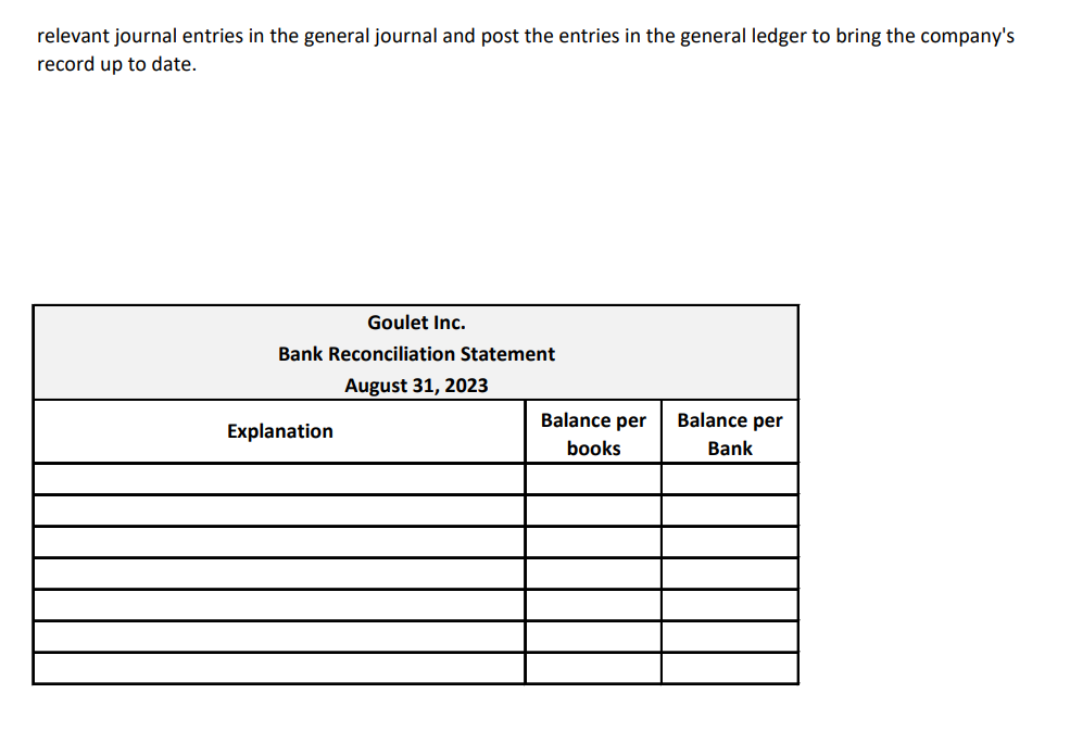 Solved I need answers for all of the General Journals, | Chegg.com