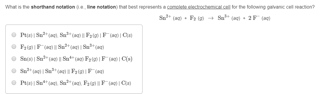 Solved What is the shorthand notation (i.e., line notation) | Chegg.com