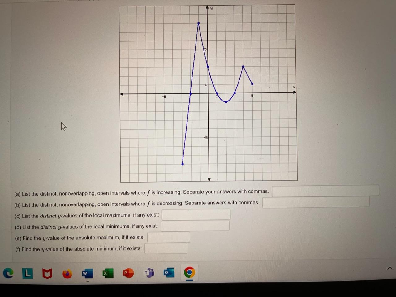 Solved (a) List the distinct, nonoverlapping, open intervals | Chegg.com