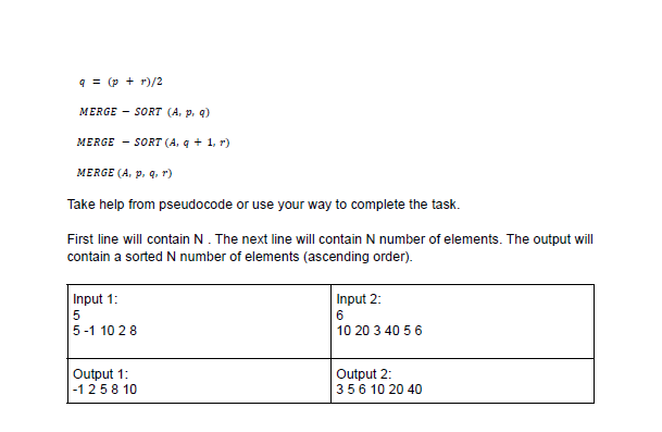 Solved Task : 2 [5 Marks] Although Insertion Sort has an | Chegg.com